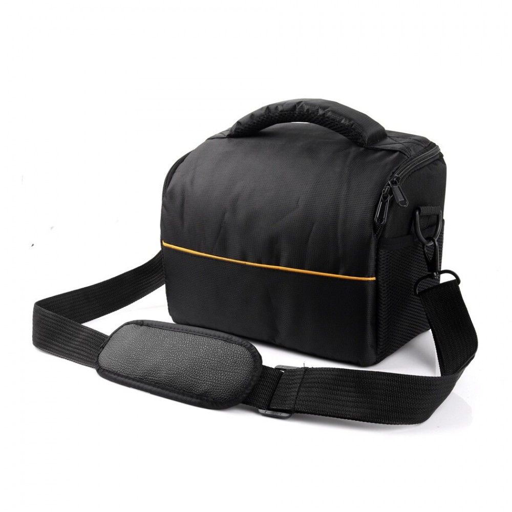 Black/Yellow Camera Shoulder Bag (Unbranded)
