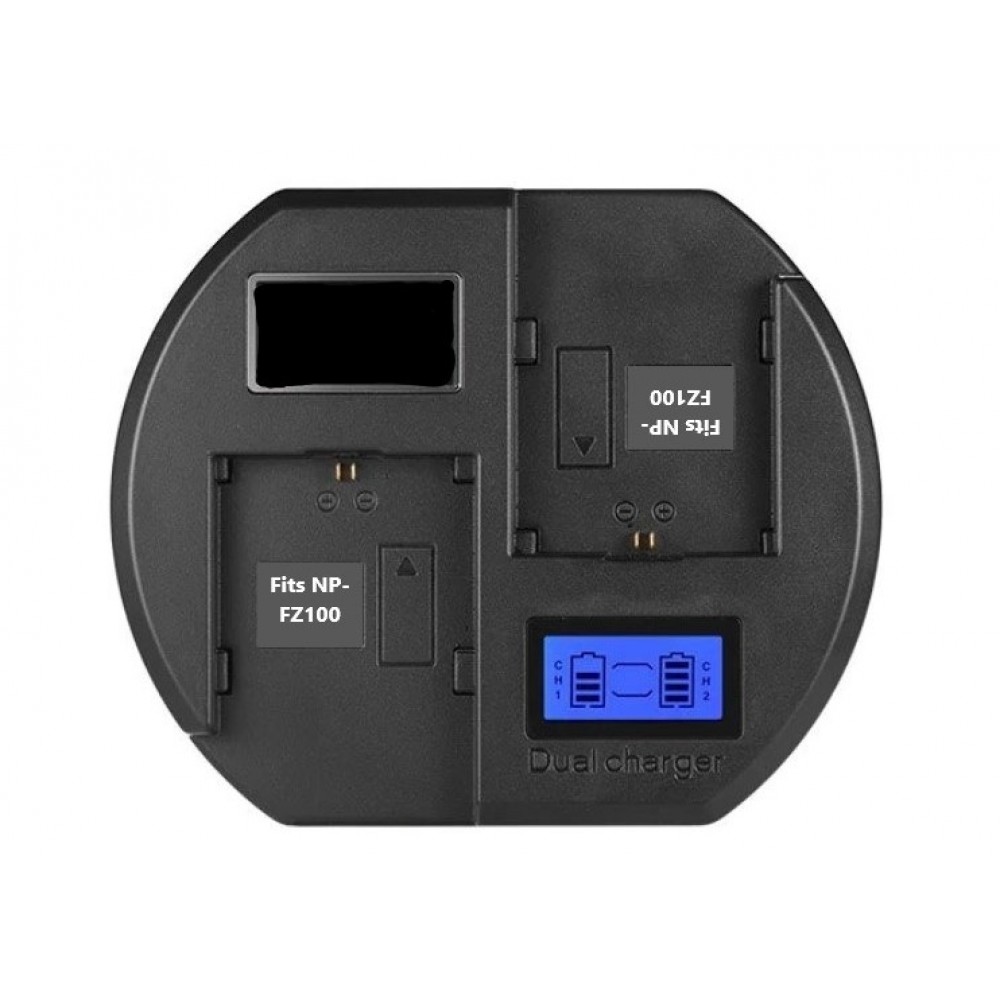 USB Fast Dual Charger for Sony FZ100 batteries